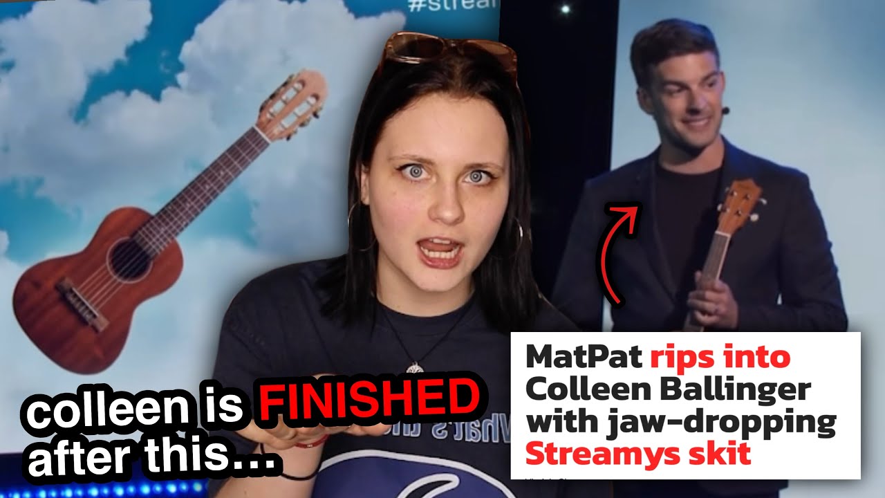 Colleen Ballinger CALLED OUT By MatPat At Streamy Awards 2023 - YouTube