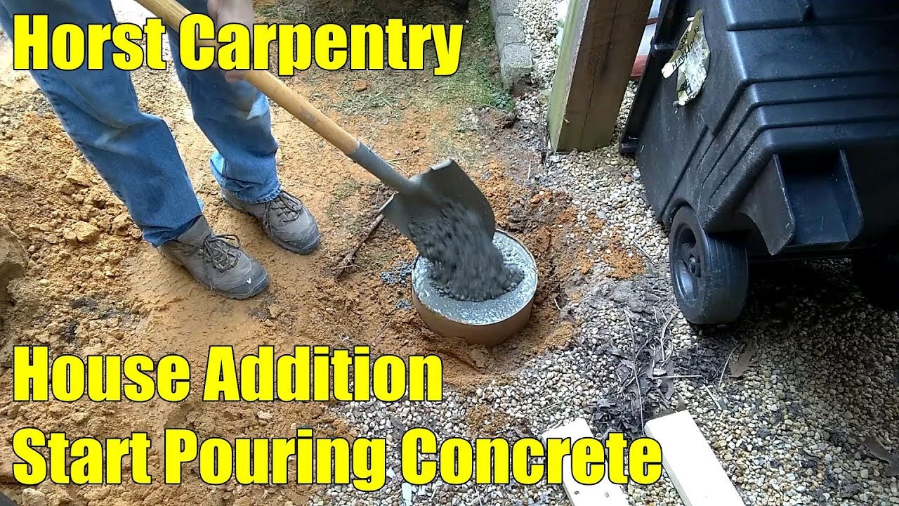 House Addition | Pouring Concrete | Day 5 - YouTube