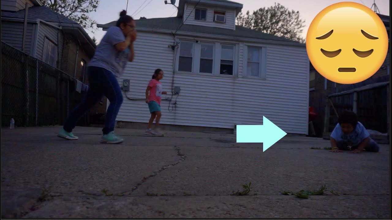 Little Boy Keeps "Tripping" Literally lol - YouTube