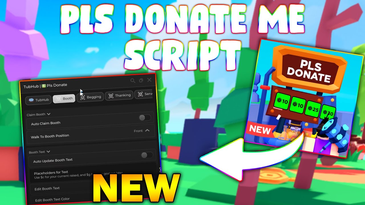 *NEW* PLS DONATE Script (PASTEBIN 2024) (AUTOFARM, FAKE DONATIONS, AUTO ...