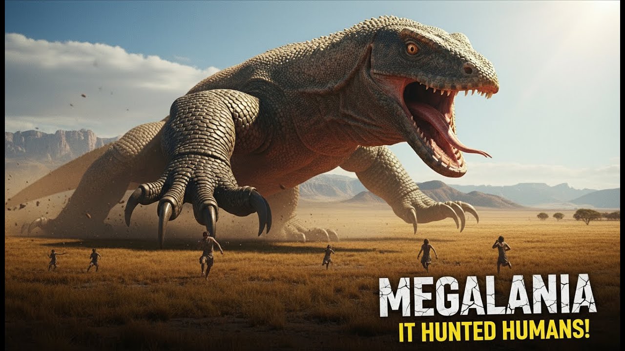 Megalania: The Giant Lizard That Hunted Humans - YouTube