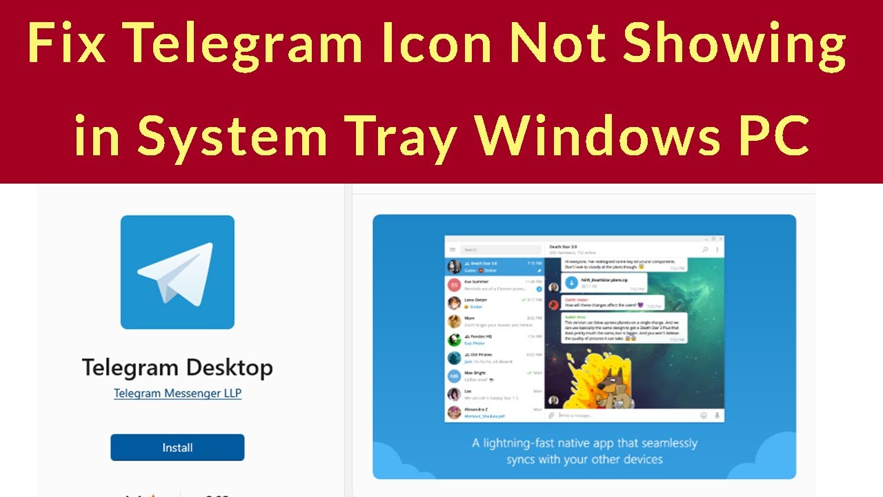 How to Fix Telegram Icon Not Showing in System Tray Windows PC? - YouTube
