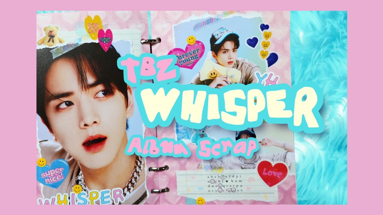더보이즈 앨범 스크랩 다꾸 📢 | 위스퍼 앨범 스크랩 | TBZ YOUNGHOON WHISPER ALBUM SCRAP - YouTube