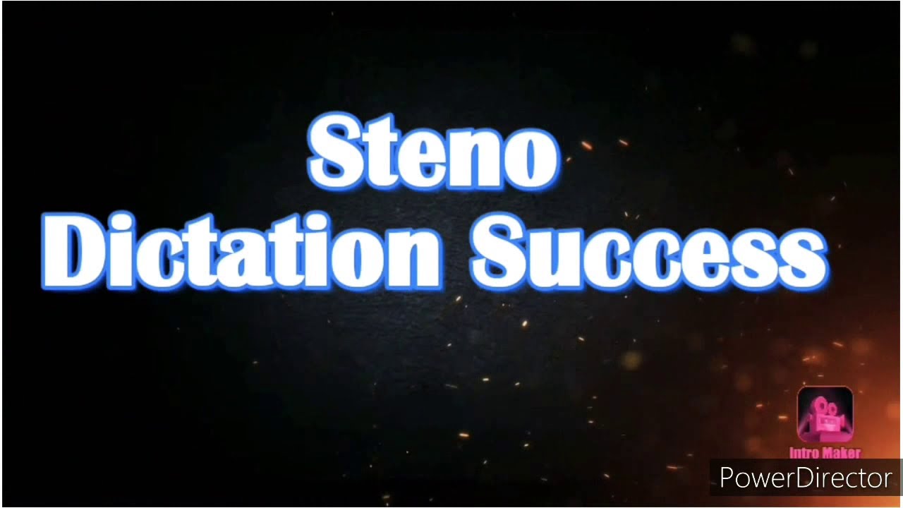 What is steno/Stenographer..Basic Information for Stenographer - YouTube