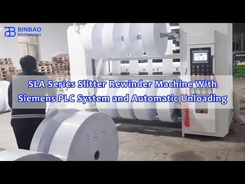 SLA Series Slitter Rewinder Machine With Siemens PLC System and ...