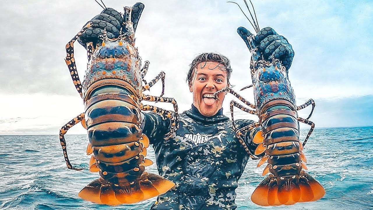 💗💗💗 EP 21 - Huge CRAYFISH Barehanded (Popcorn Cray Salad) | Catch n Fry ...