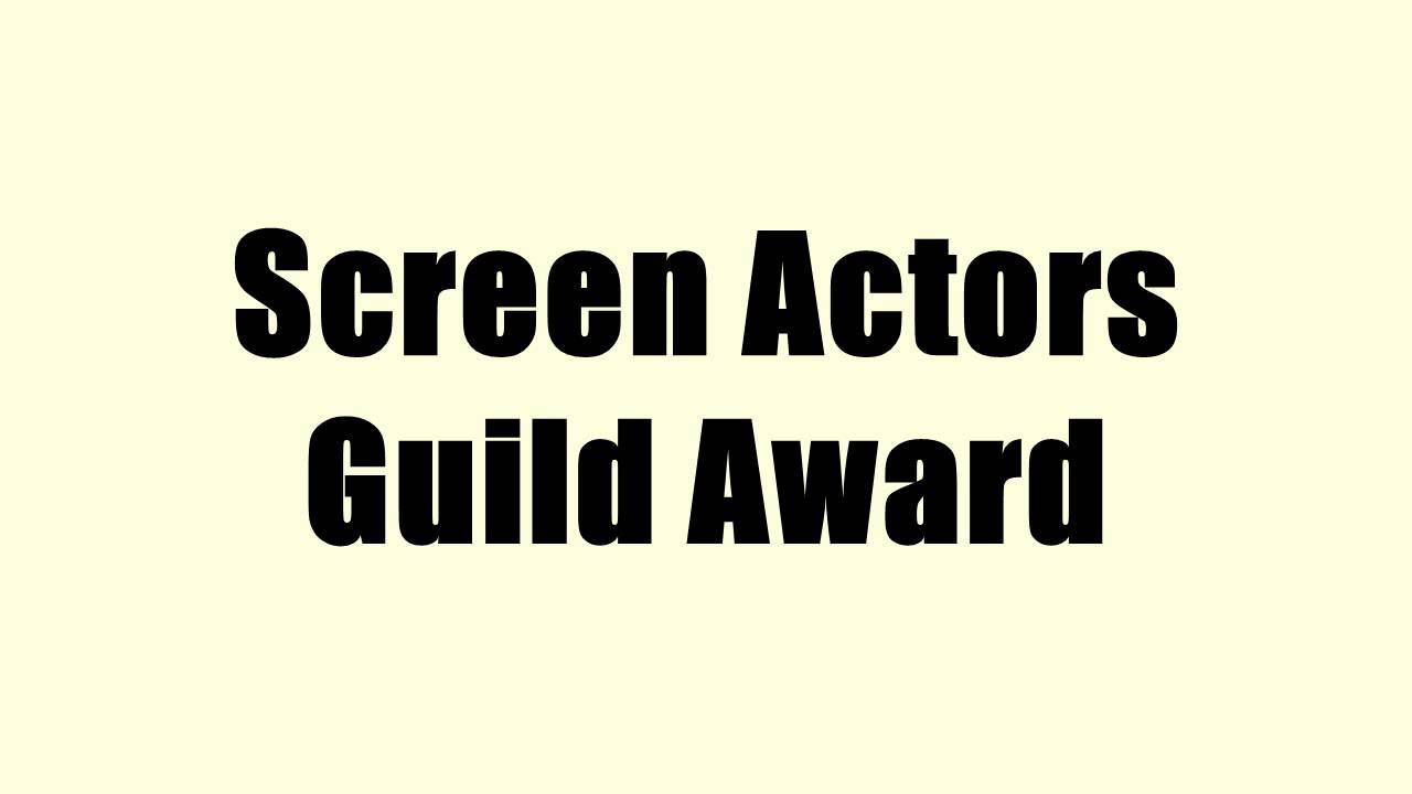Screen Actors Guild Award - YouTube