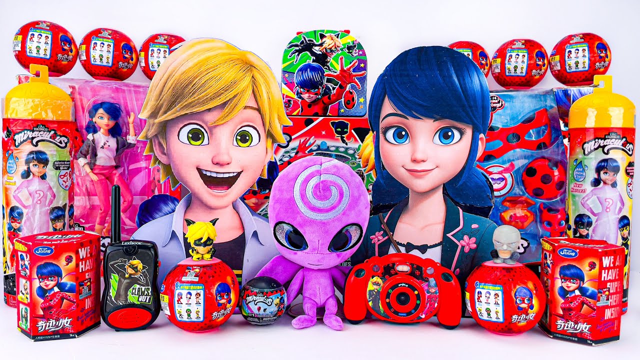 Miraculous Ladybug Toys Collection ASMR Unboxing Review | Mystery ...