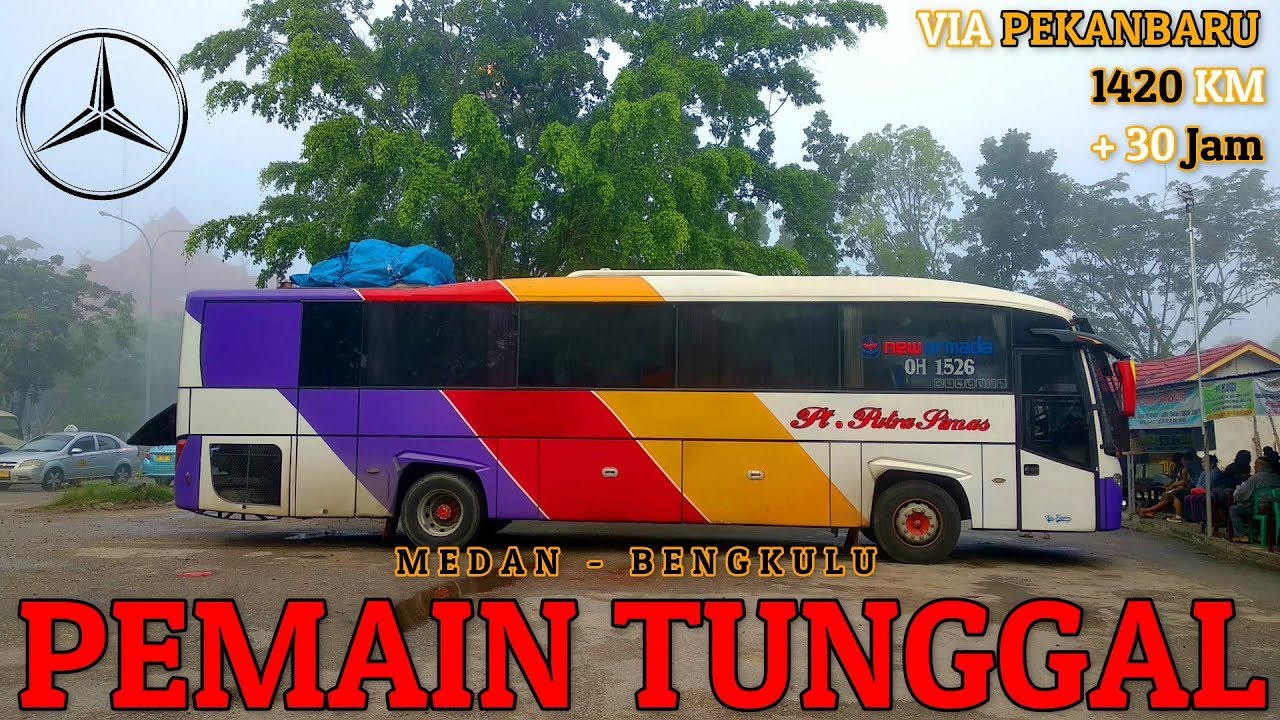 BUS PUTRA SIMAS BENGKULU MEDAN - YouTube