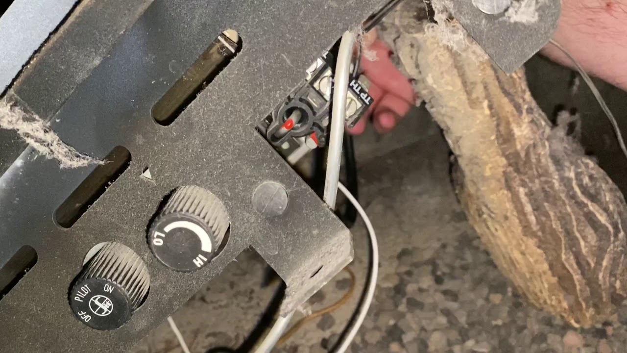 Ventless Propane Fireplace LPG8404 Vent-Free Gas Log Pilot Assembly ...