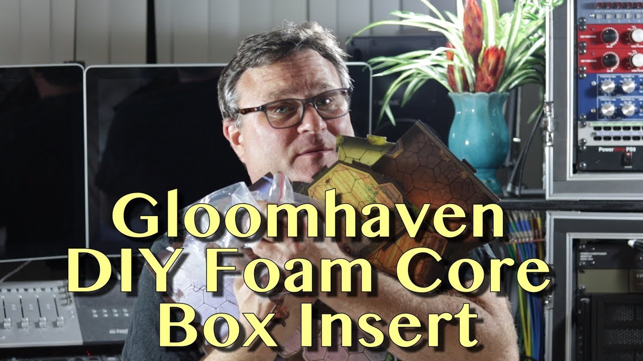DIY Gloomhaven Tabletop Game Foam Core Box Insert | Tutorial - YouTube