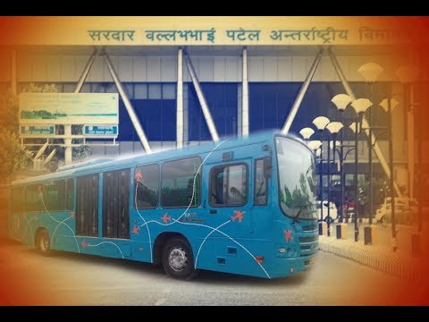 AMTS introduces Airport Shuttle bus service - YouTube