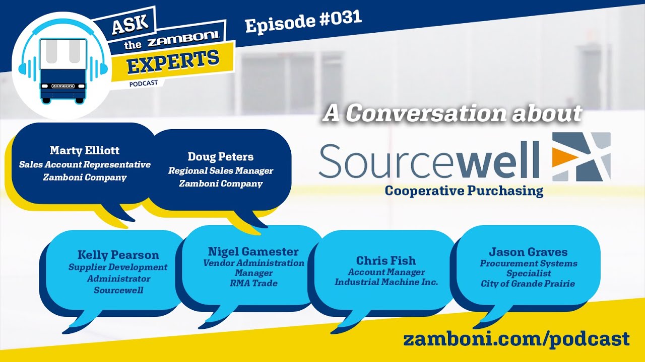 Ask The Zamboni Experts Podcast EP#031: A Conversation About Sourcewell Cooperative Purchasing ...