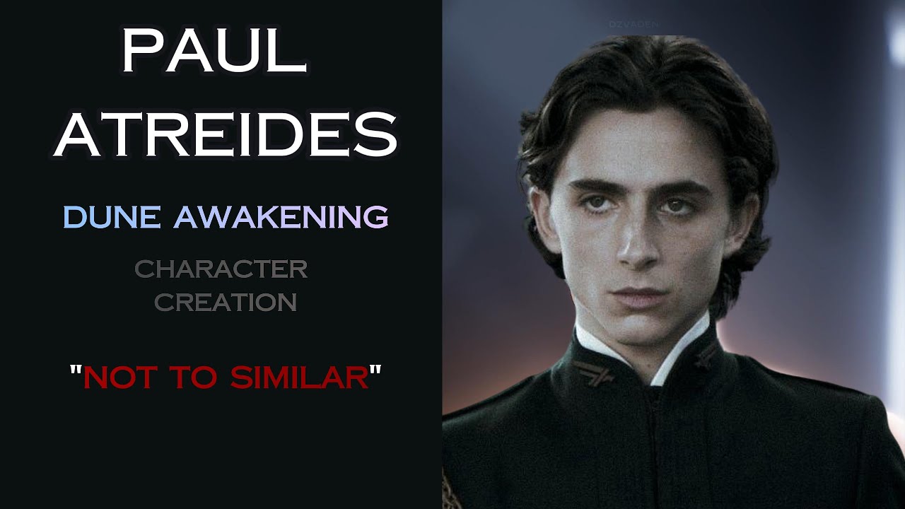 Dune Awakening (Paul Atreides character creation) - YouTube