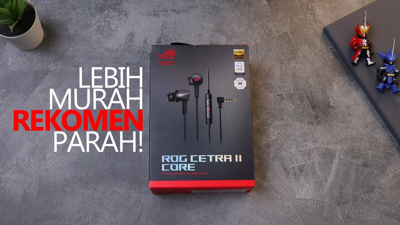 Gaming Earphone PALING TERJANGKAU dari ROG! Review ROG Cetra II Core ...