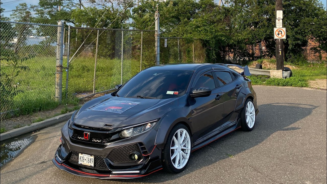 The full civic build and some goods - YouTube