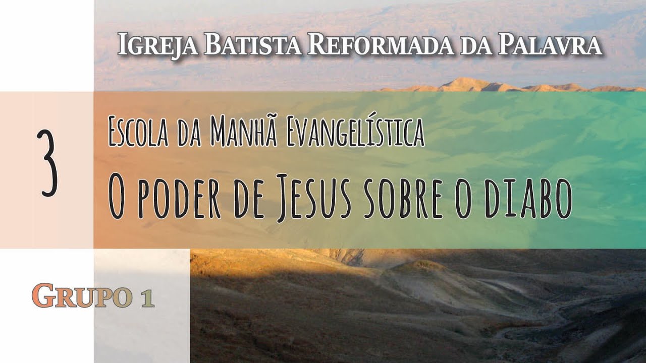 Lição Evangelística | Gr. 1 | O poder de Jesus sobre o Diabo | Marcos 5 ...