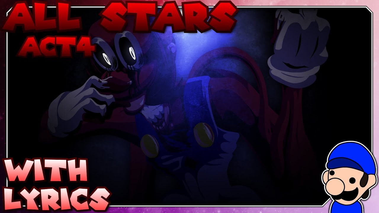 All Stars (Act 4) - WITH LYRICS | FNF: Mario's Madness V2 COVER - YouTube