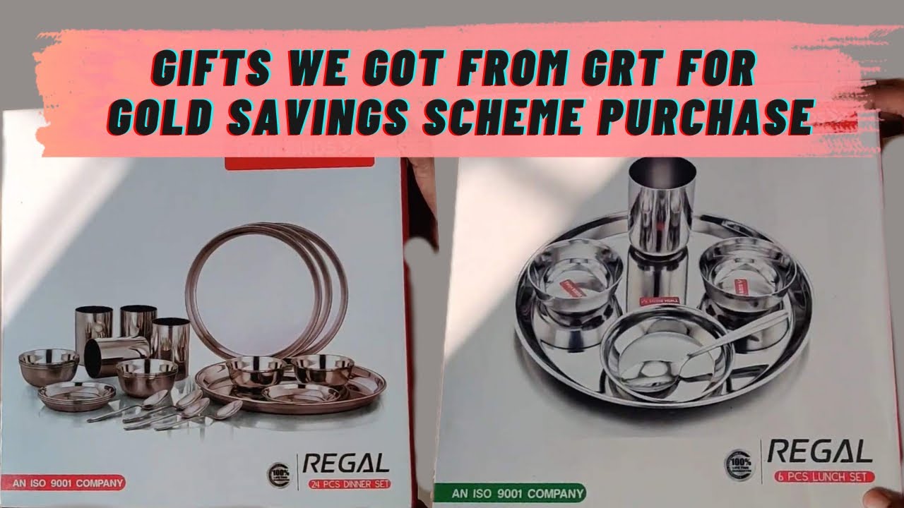 Gifts we got for #grt gold purchase | GRT Gold savings plan gift | GRT ...