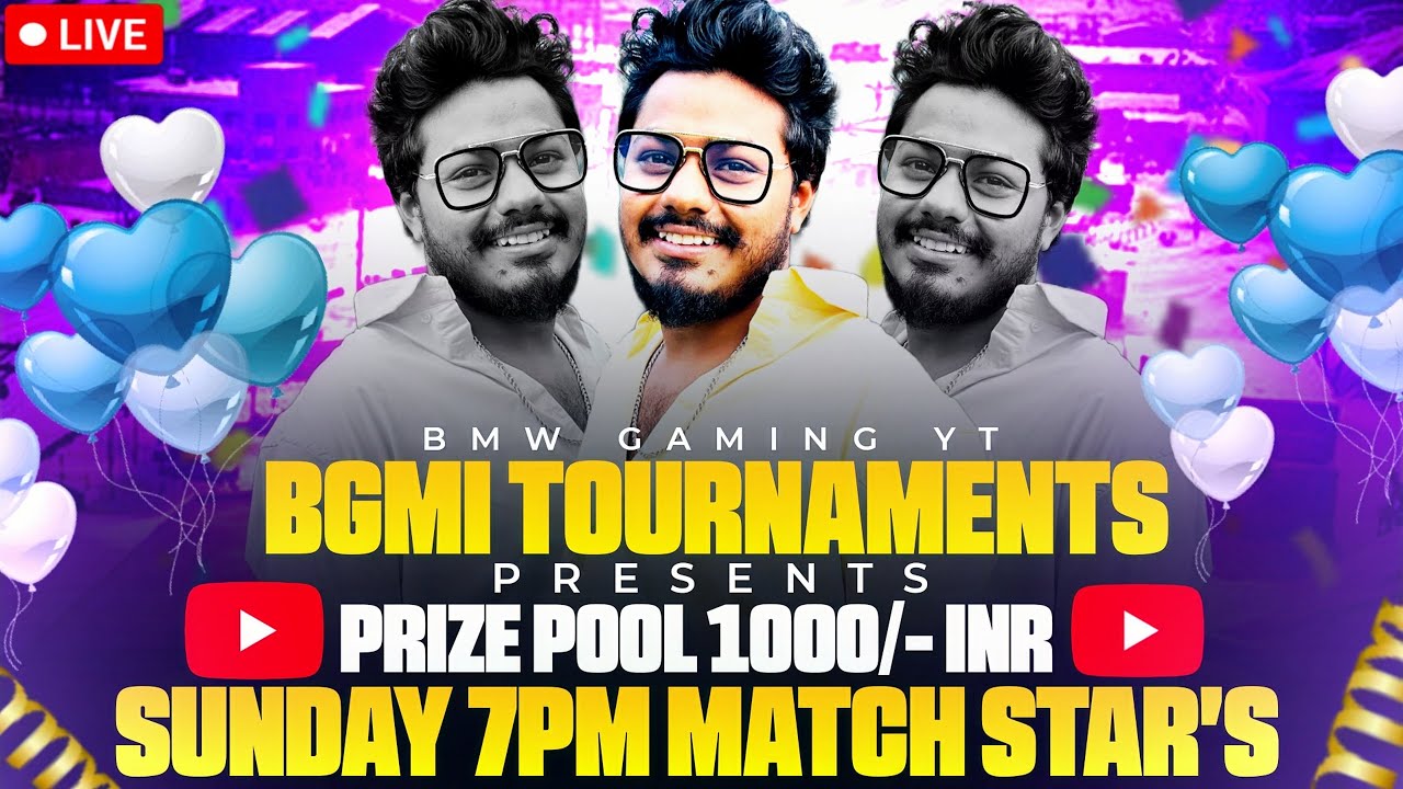 BGMI TOURNAMENTS PRESENTS PRIZE POOL 1000 INR BMW GAMING YT | Pubg ...