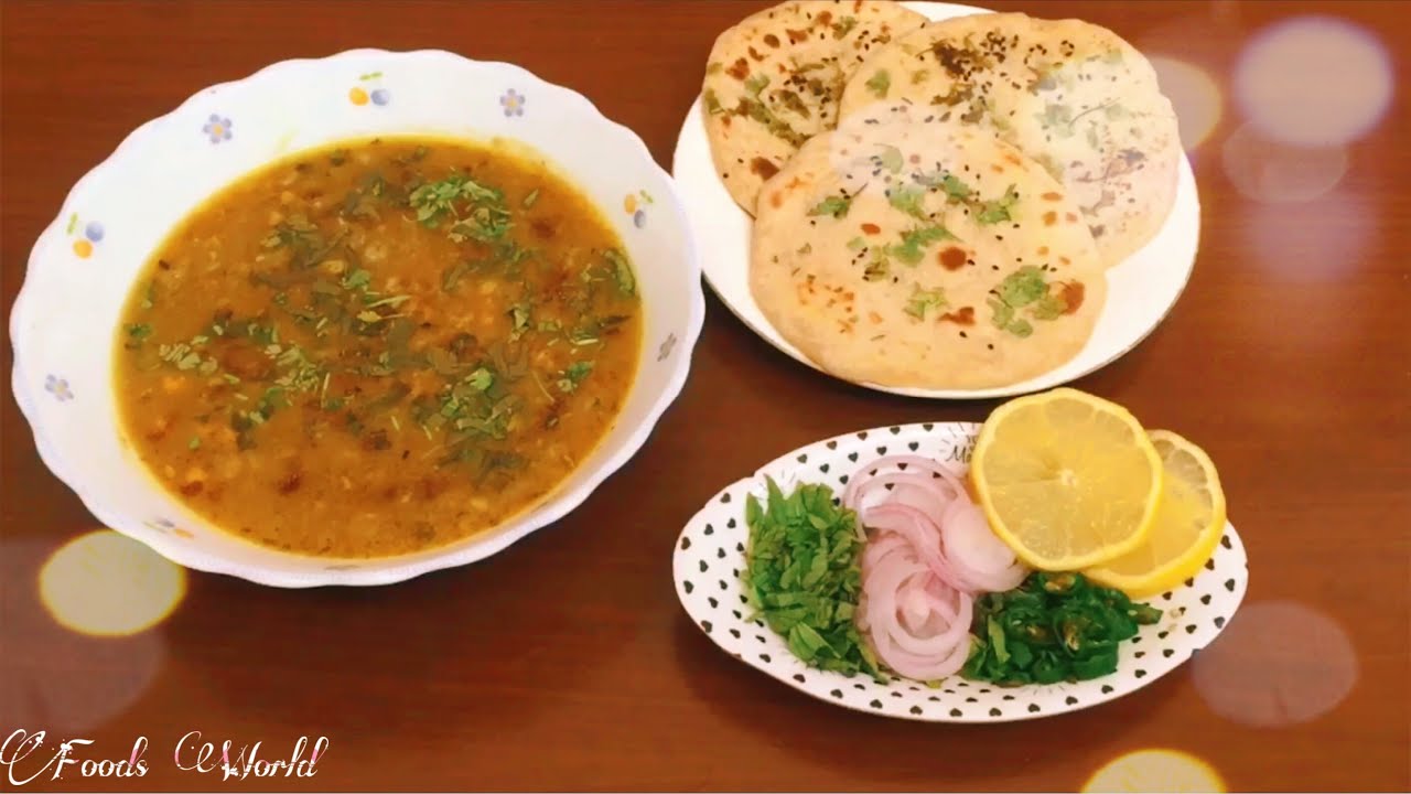 Chole Kulche | Street Style Food Special | Chickpeas Flatbread Quick ...