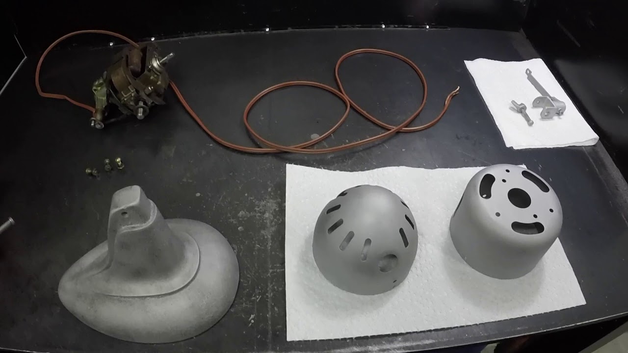 Restoration of old Kwik Kool oscillating fan from estate sale - YouTube