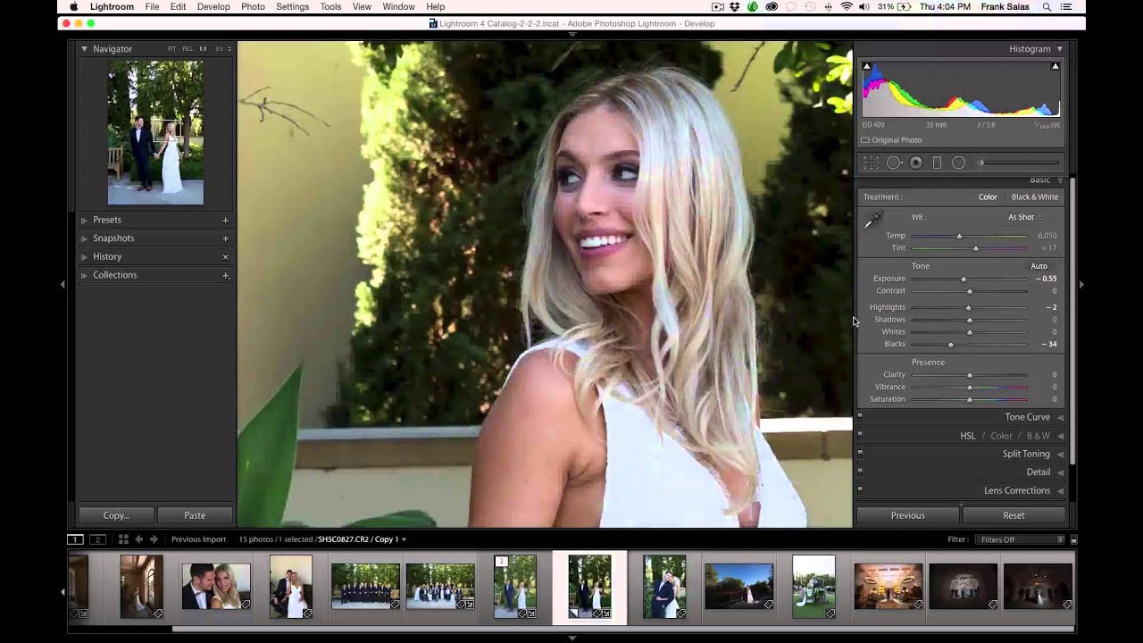 ON1 Pro Series – Converting wedding photos to black and white - YouTube