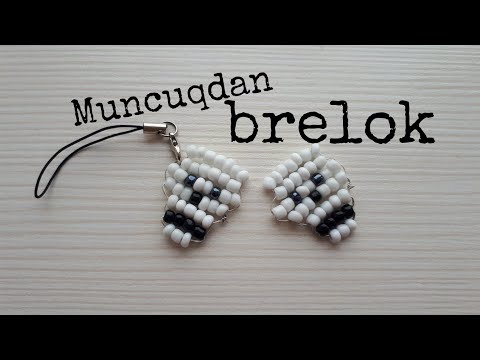 Брелок из биссера●Muncuqdan el isleri /muncuqdan brelok duzeldek/ brelok el isi / muncuqdan duzeldek