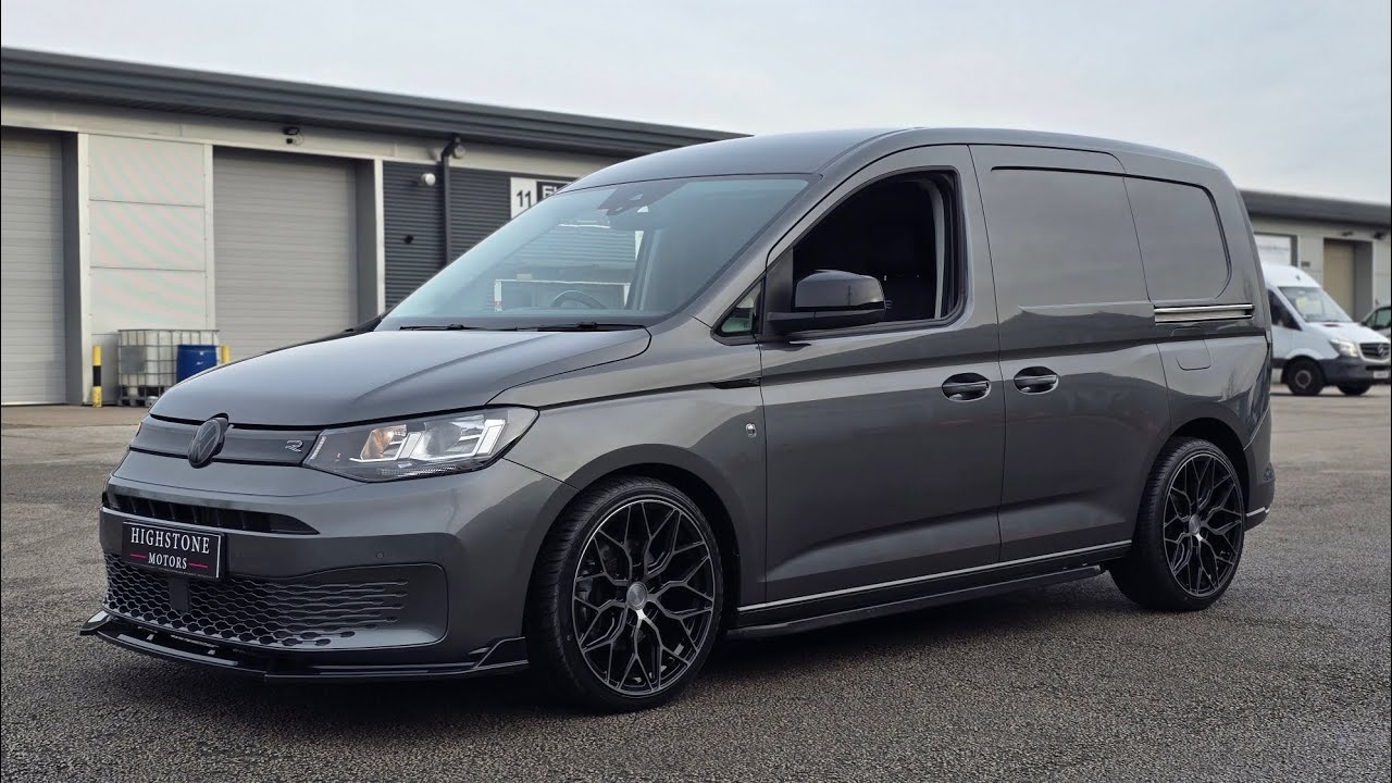 modified van, vw caddy pro dsg mk5 Lowered alloys splitter sidebars ...