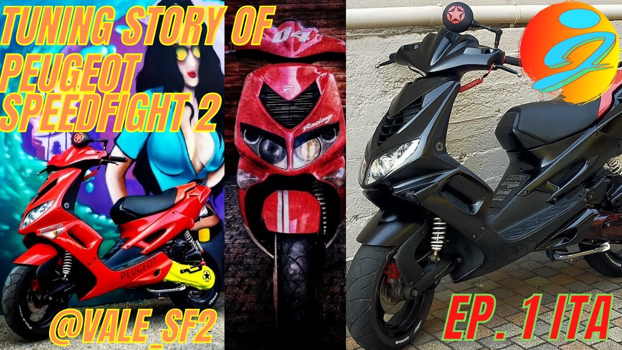 ITA: Tuning Story of Peugeot Speedfight 2 scooter || Jacopo Oro - YouTube