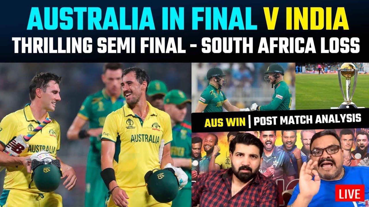 Australia beat South Africa in a thriller | India vs Australia final of ...