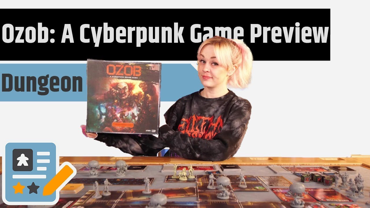 Ozob: A Cyberpunk Board Game Preview - Together or Not At All! - YouTube