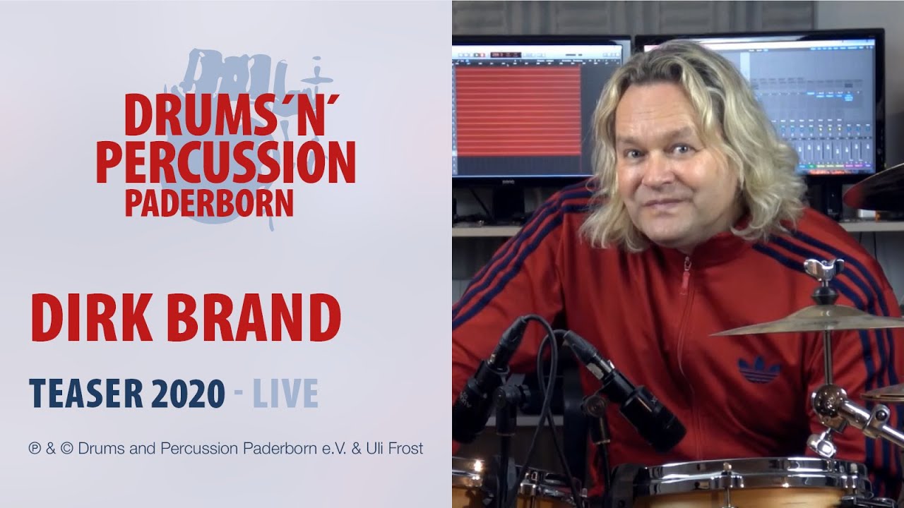 Dirk Brand - Drums and Percussion Paderborn 2020 - 29. Mai - 1. Juni ...