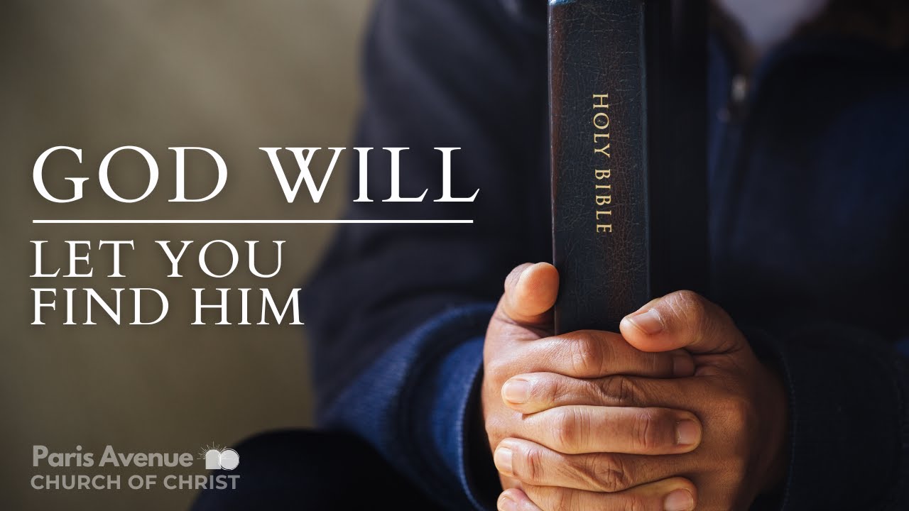 God Will Let You Find Him - YouTube