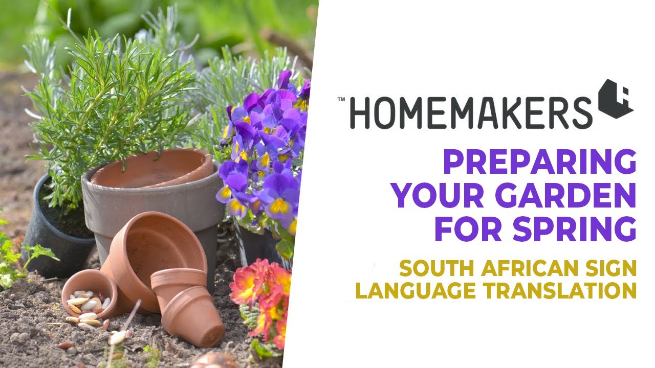 Preparing Your Garden for Spring (SA Sign Language Translation) - YouTube