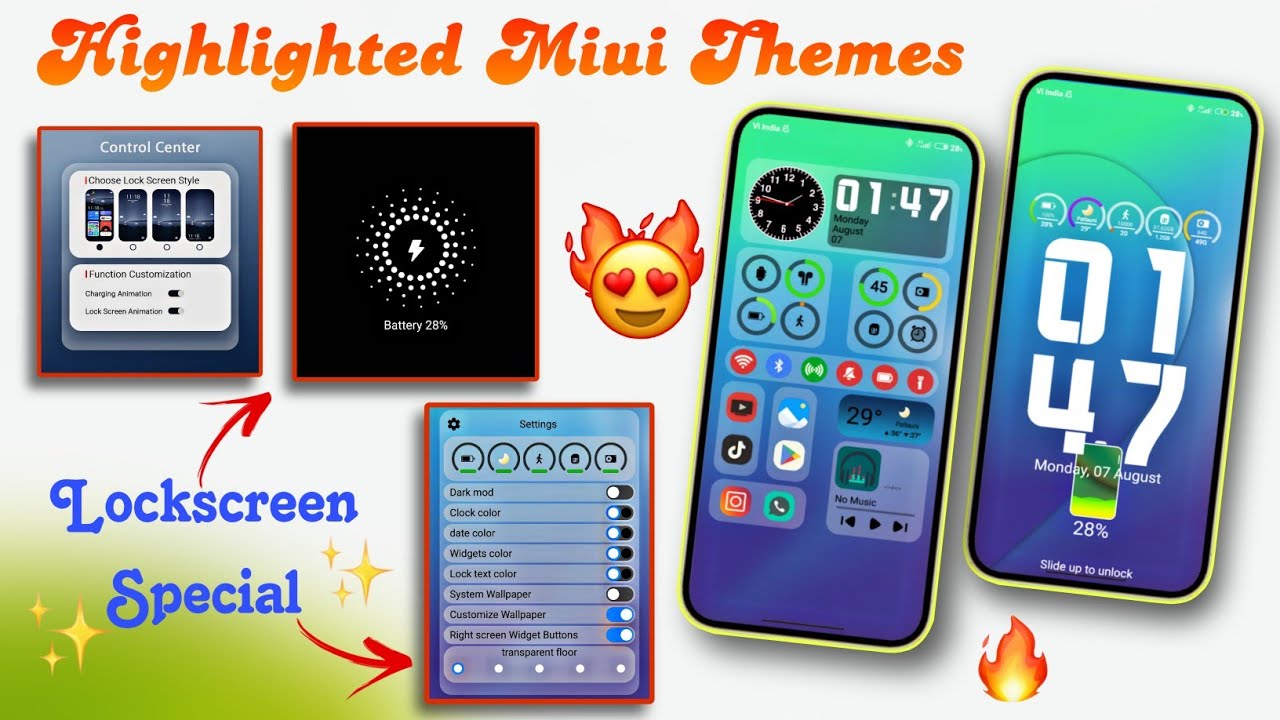 Unlock a World of Stunning MIUI Themes: Find Your Perfect Lockscreen ...
