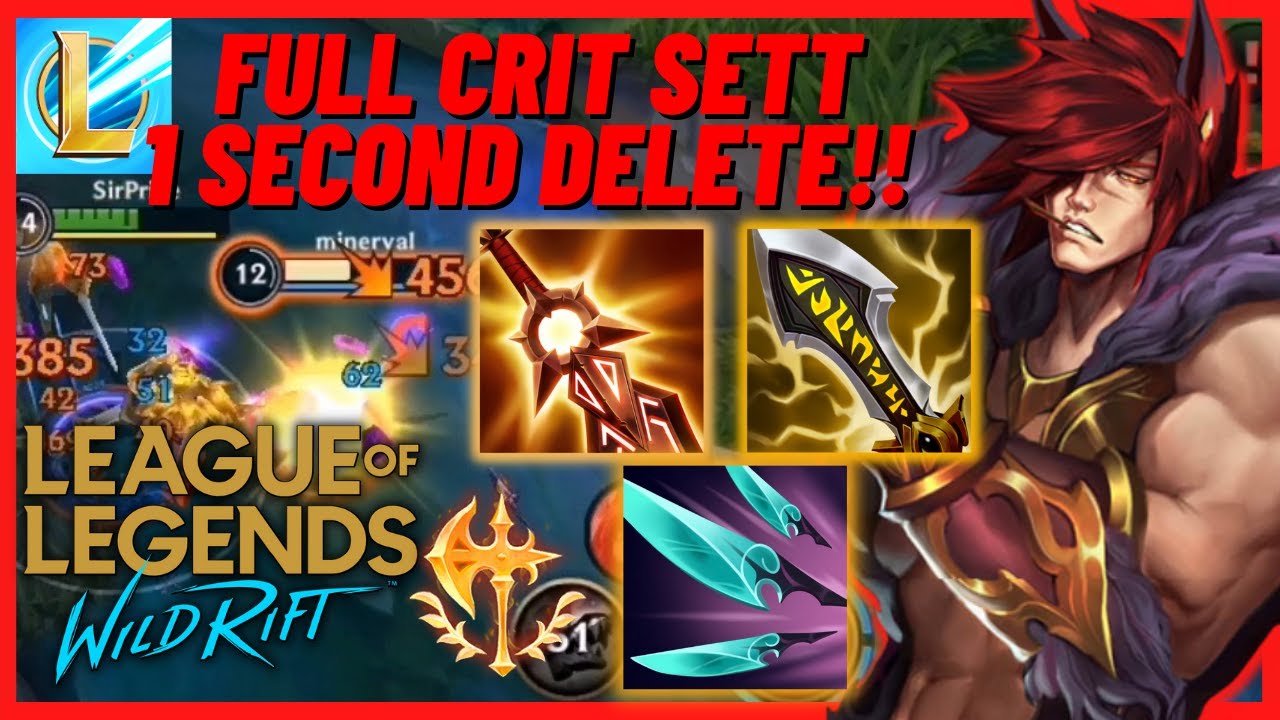 FULL CRIT SETT ON WILD RIFT IS DISGUSTING - YouTube