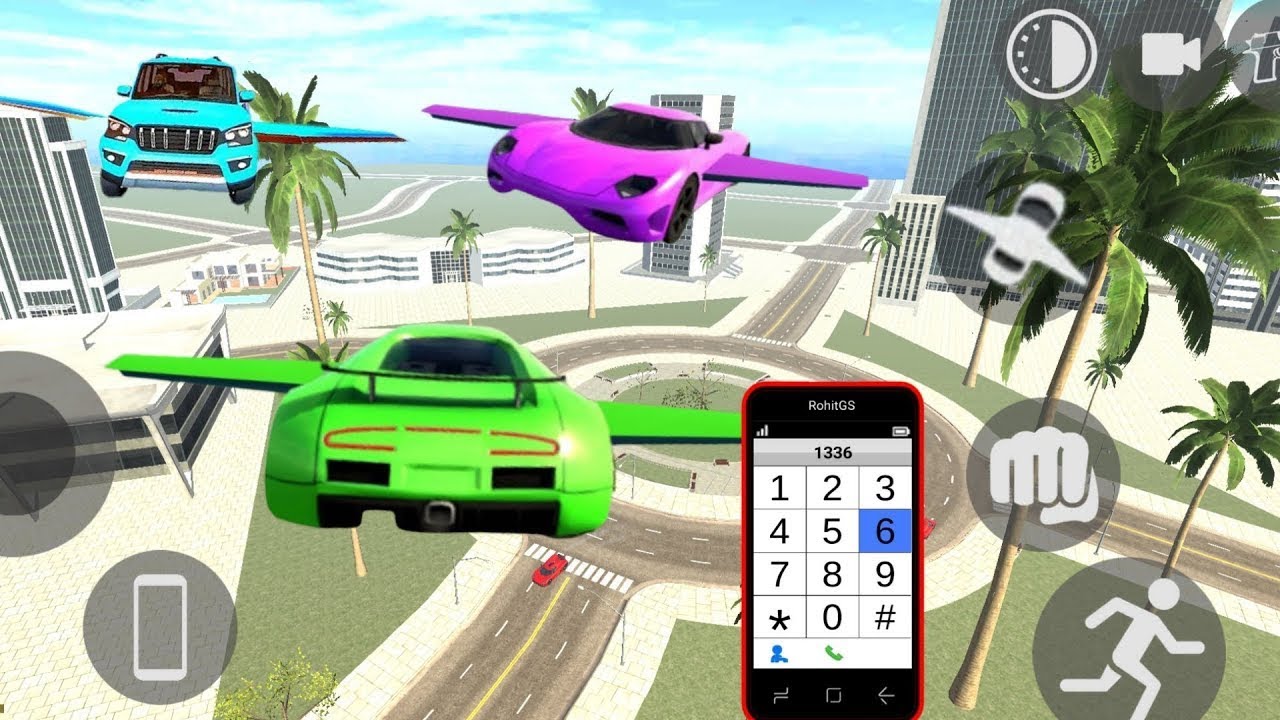 Flying Super Car Cheat Codes In Indian Bike driving 3d Video 😱🤩😅😎 - YouTube