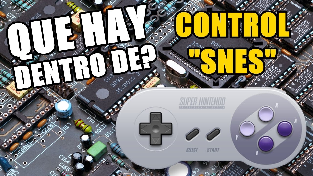 Que hay Dentro de un Control de SNES? (SUPER NINTENDO) - YouTube