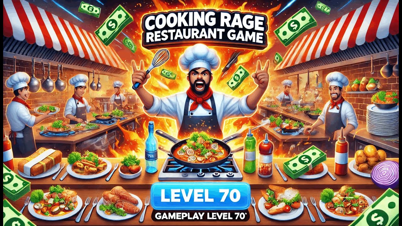 Cooking Rage Restaurant Game Gameplay Level 70 - YouTube