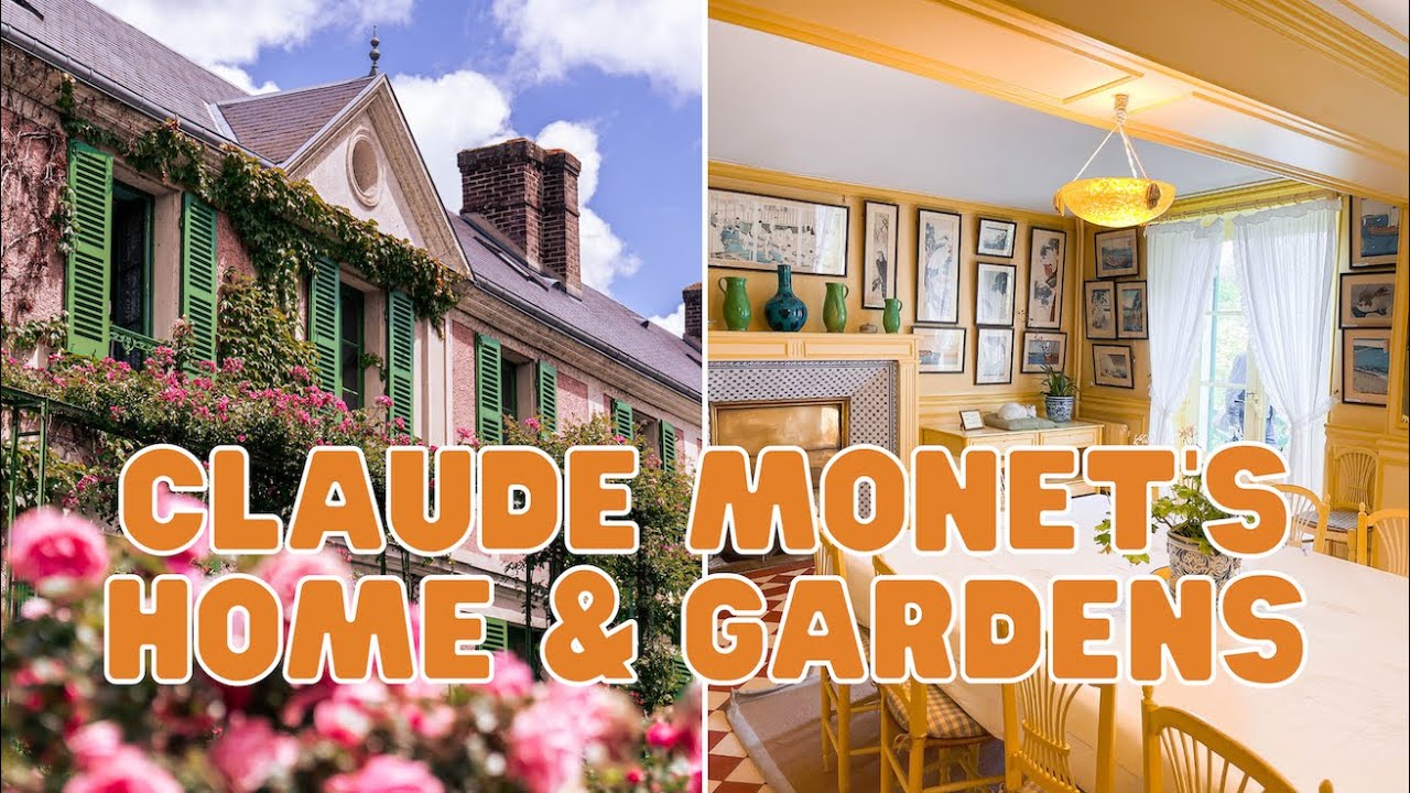 CLAUDE MONET'S HOME & GARDENS. Relaxing Walk Around Monet's House ...