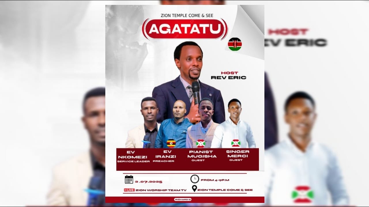AGATATU SERVICE WITH REV ERIC,EV IRANZI,SING MERCI AND PIANIST MUGISHA ...