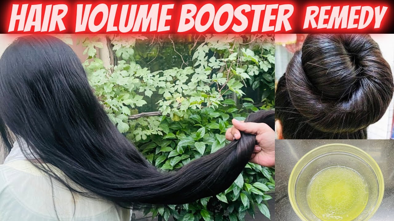 Hair volume booster remedy || extreme hair growth challenge ...
