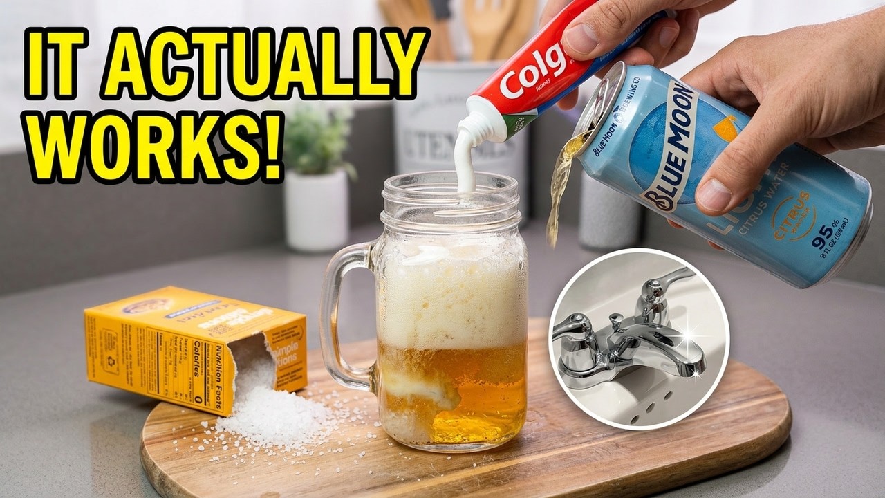 I Can't Believe This Beer and Toothpaste Cleaning Hack Actually Works ...