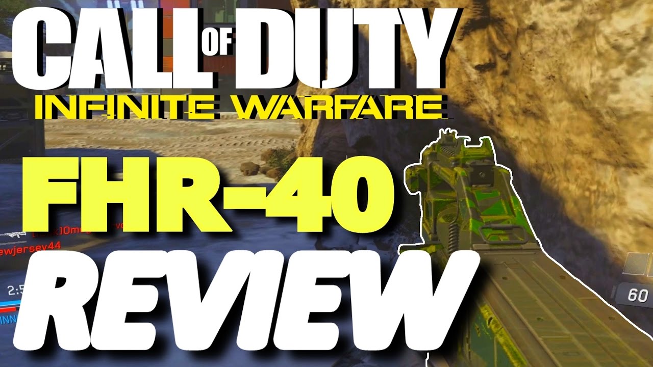 OP SMG "GOD GUN" INFINITE WARFARE FHR-40 Review (FHR-40 BEST class ...