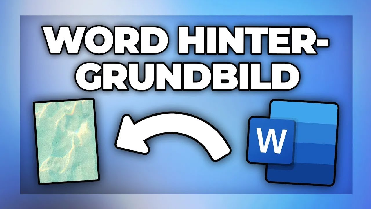 Word Bild als Hintergrundbild einfügen und verschieben - Anleitung ...