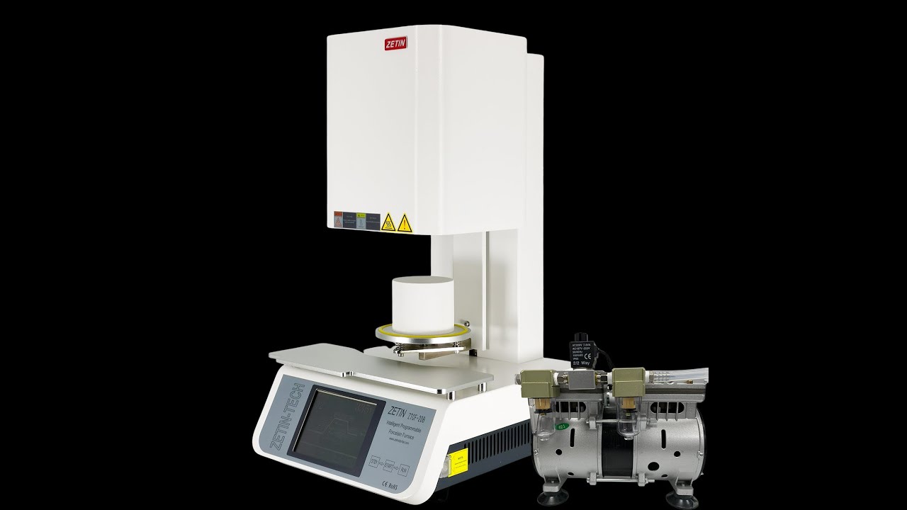 Zetin procelain furnace 20B can store 100 programs - YouTube