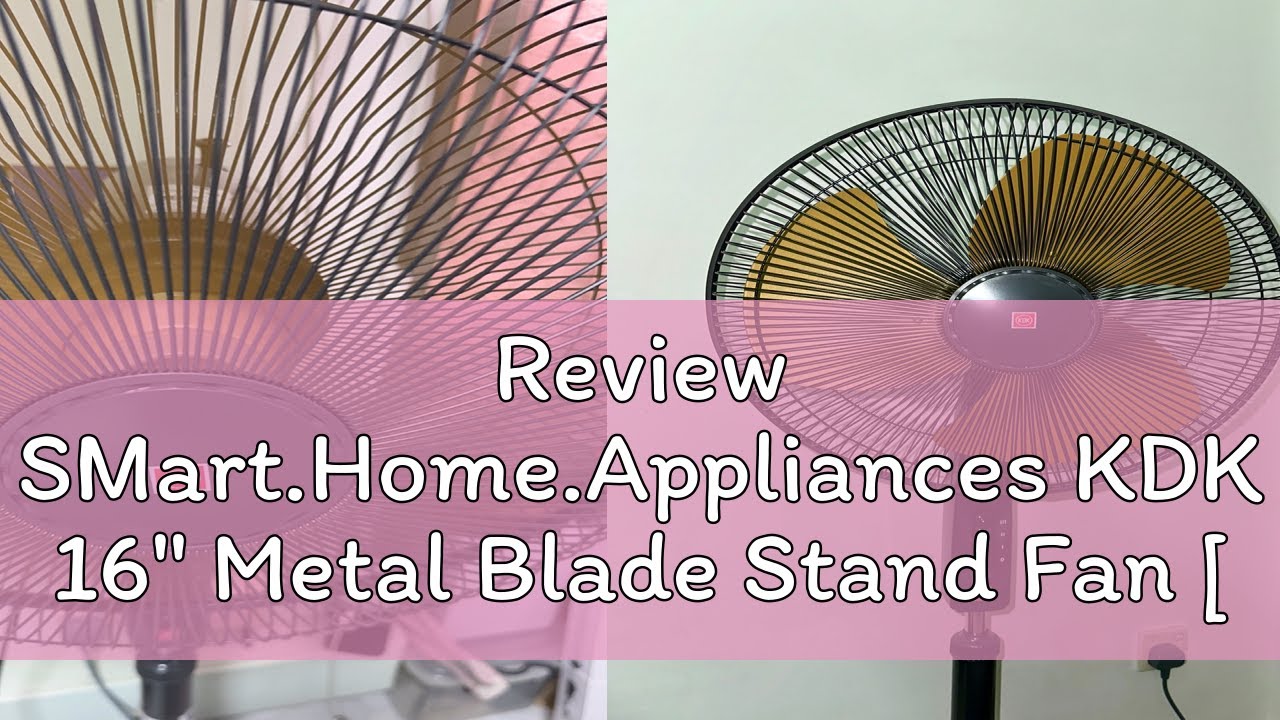 Review SMart.Home.Appliances KDK 16" Metal Blade Stand Fan [P40US ...