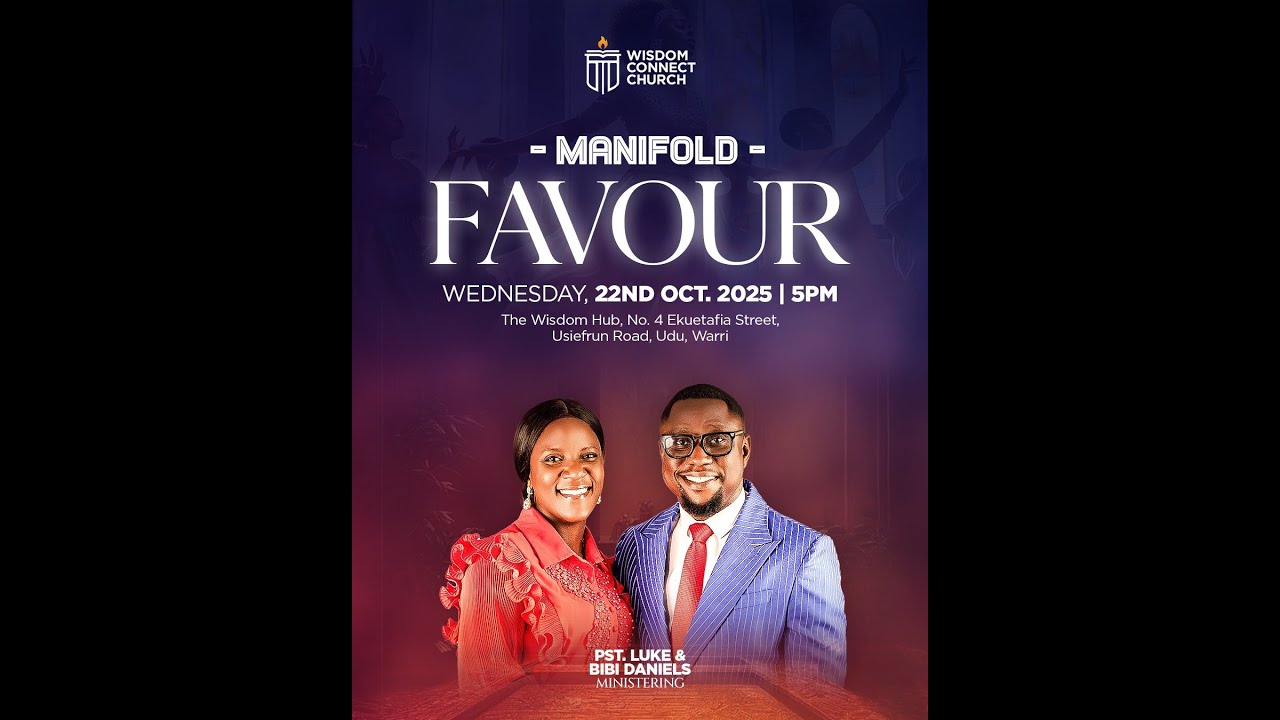 Manifold Favour Pt7 Sunday Service | October 22nd, 2025 | Pst. Luke ...