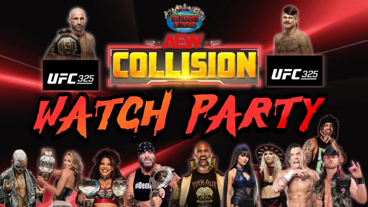 AEW Collision & UFC 325 Watch Party!!! - YouTube